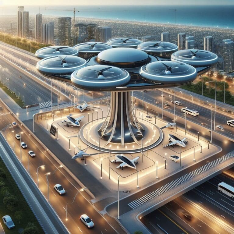 Electric Powered Flying Vehicles | Solarpunk Cities